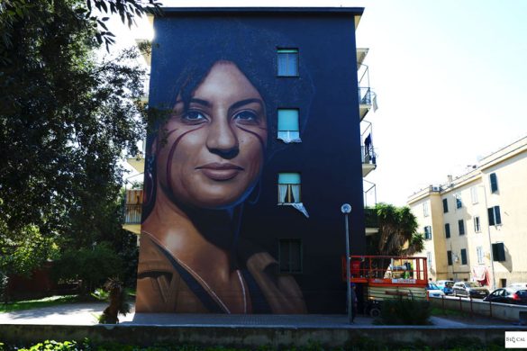 Jorit Mural Portrait of Marielle Franco in Rome ⋆ BLocal | Street Art ...
